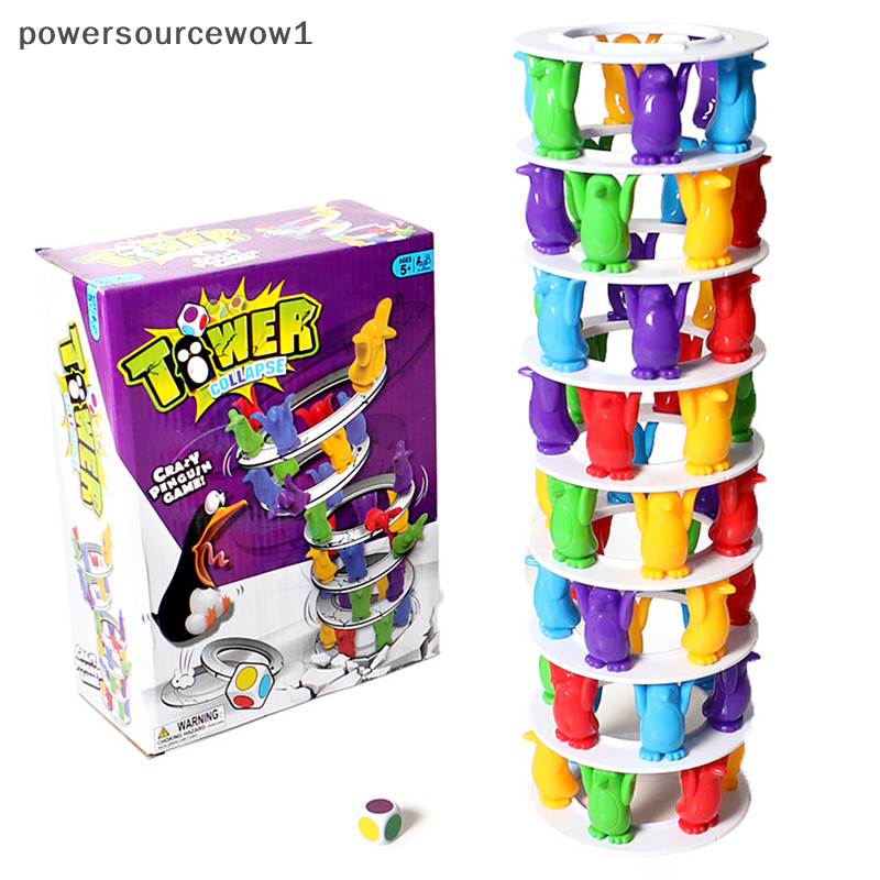 Wow เด็ก Penguin Tower ยุบ Balance เกมของเล่นครอบครัวตลกเกมกระดานของ ...