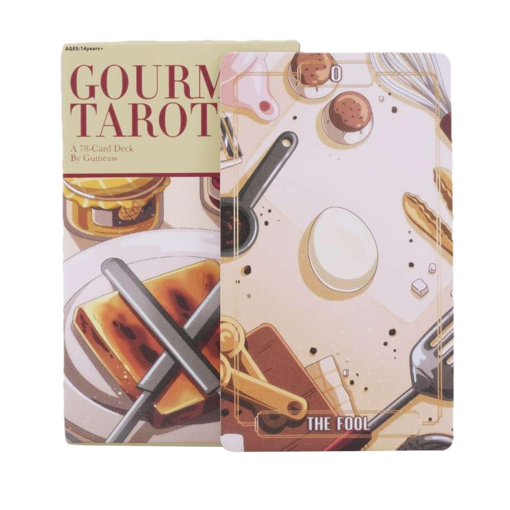 Gourmet Tarot Cards Deck Fortune Telling Game 78 Cards Deck Board Table ...