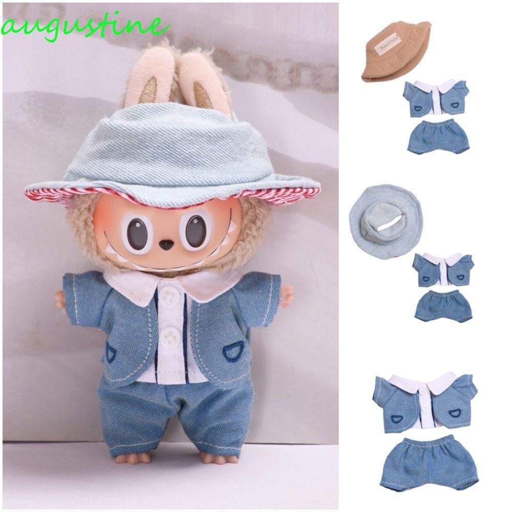 Augustine 1 ชุด Labubu Time เสื้อผ้า, แจ็คเก็ตสองปลอม Cool 17 ซม.ผ้า ...