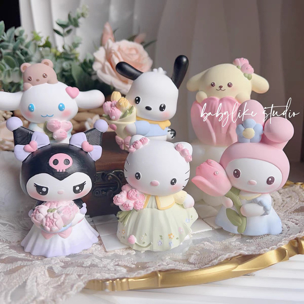 Stitch Kuromi Melody น้ํามันหอมระเหย Diffuser หินเครื่องประดับแม่พิมพ์ ...