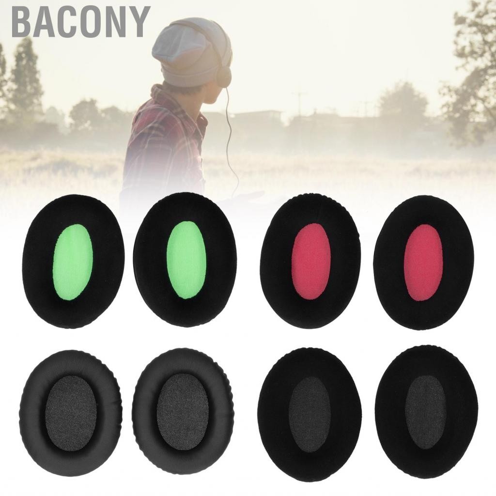 Bacony ฟองน้ำรองหูฟังออกแบบอย่างมืออาชีพ ฝาครอบชุดหูฟังน้ำหนักเบา ...