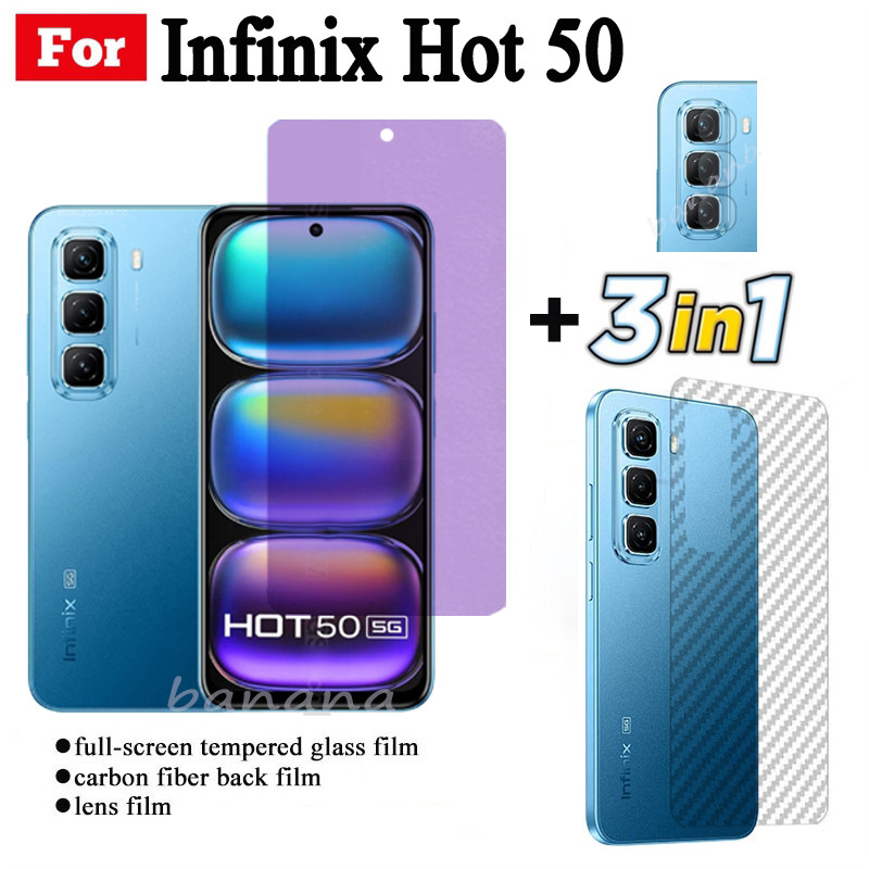 Infinix Hot 50 Anti Blue Light RayกระจกนิรภัยสําหรับInfinix Hot 50i 40i ...