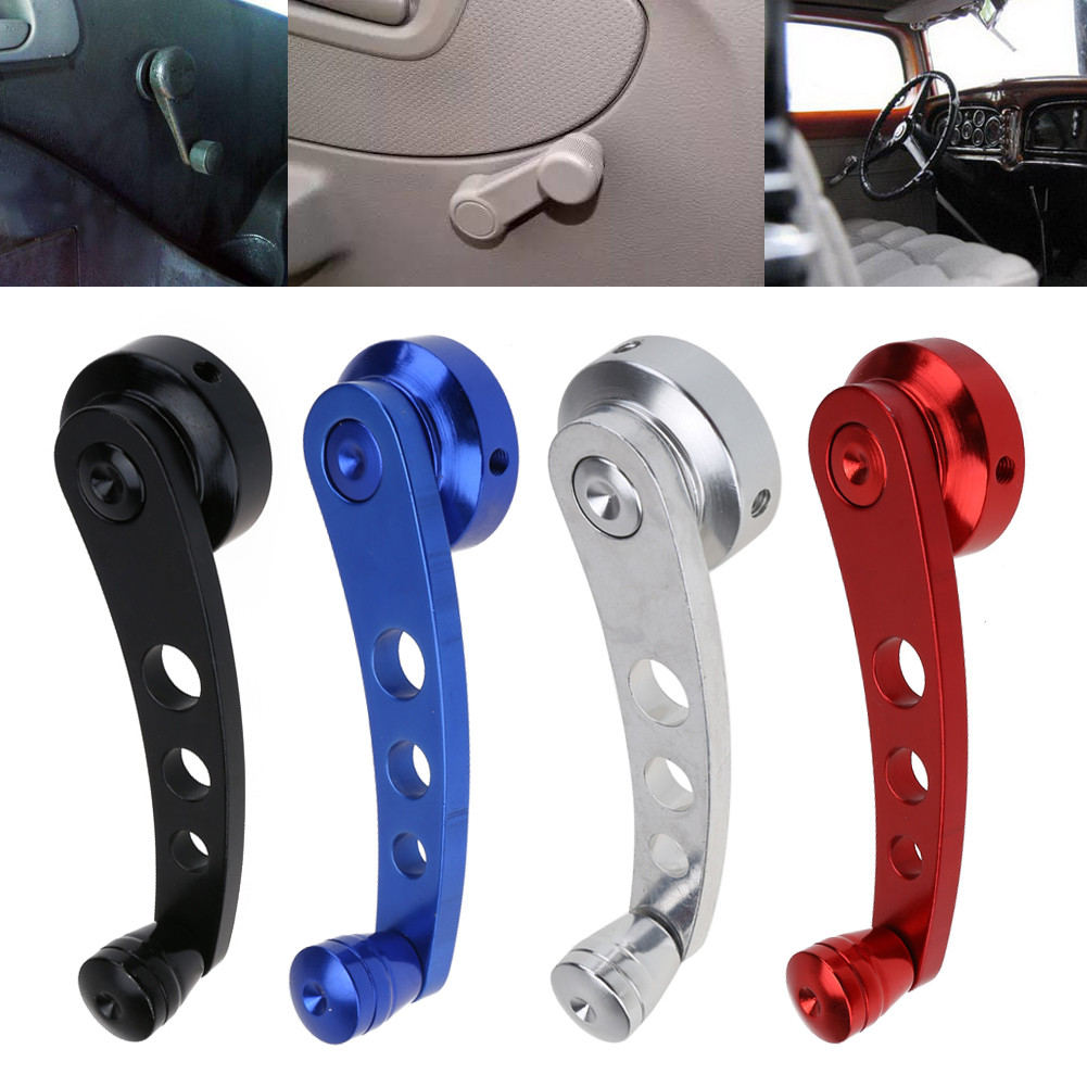 2 ชิ้น Universal Car Window Handle Winder Riser เปลี่ยนอลูมิเนียม ...