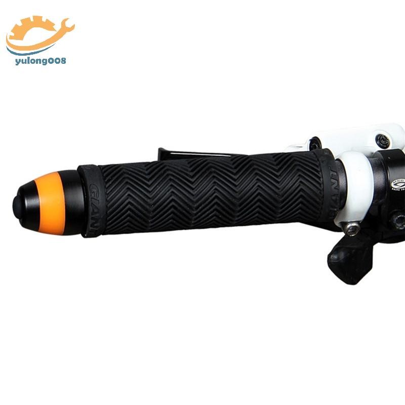 ไฟบาร์ปลายสำหรับจักรยาน LED Bar End Plugs ไฟเตือนความปลอดภัย ทำงานด้วย ...