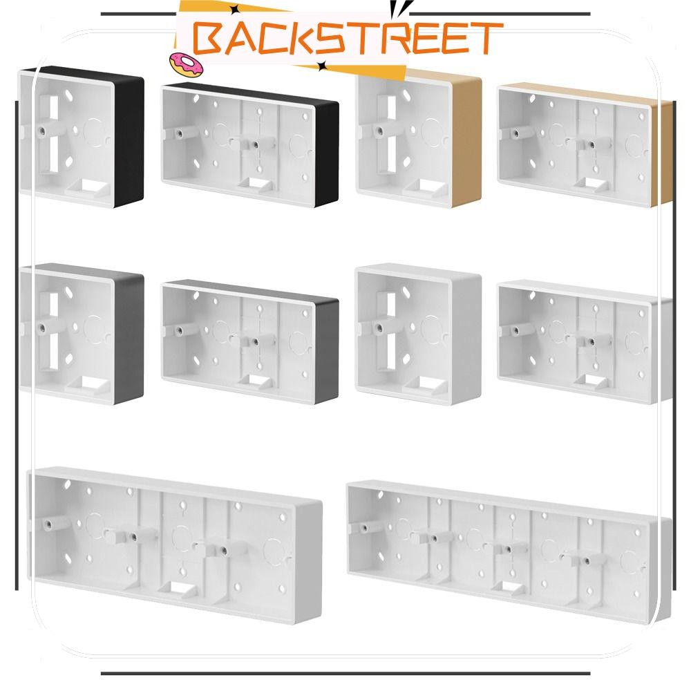 BACKSTAGE Switch Socket Box Wiring Organizing On-Wall Mount Home ...