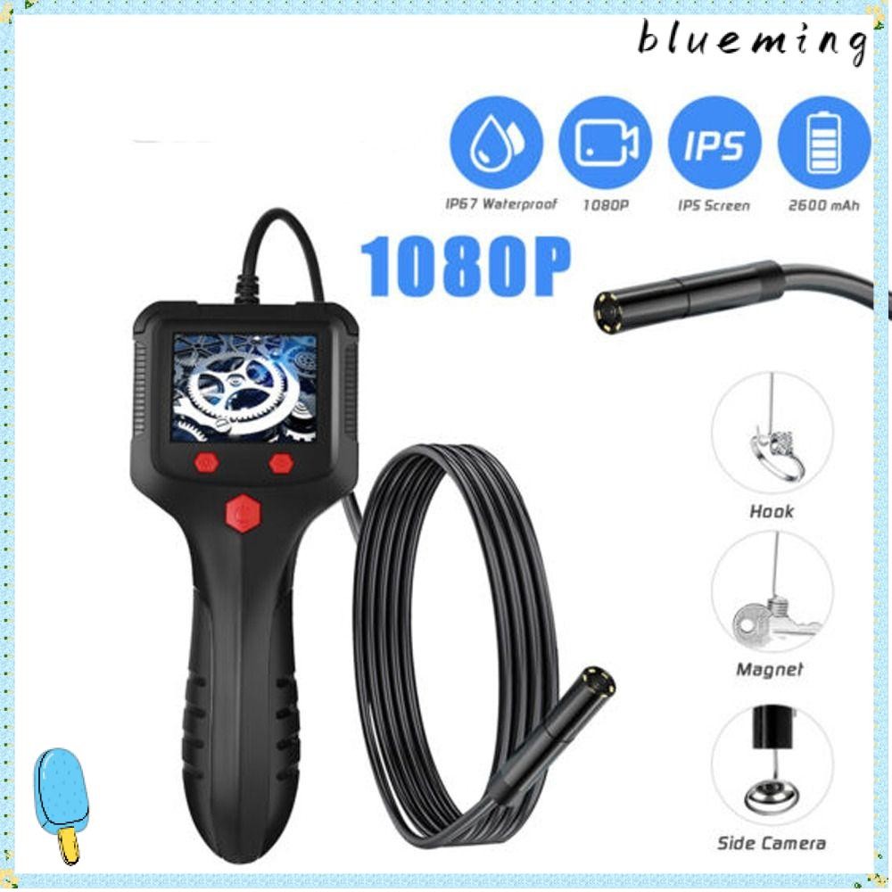 BLUEMING กล้อง Endoscopic อุตสาหกรรม, 2.4 "LCD 8 มม.กล้องตรวจสอบ,ที่มีประโยชน์มือถือ 2 เมตรสาย ...