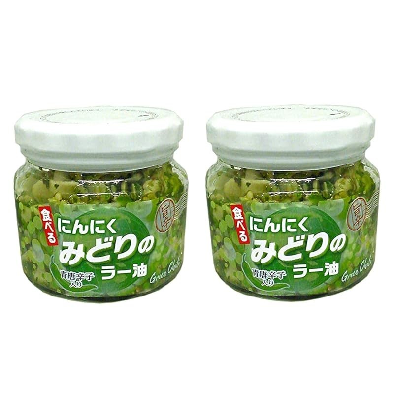 【from Japan】 Eating garlic Midori no raayu Set of 2] Fresh, spicy ...