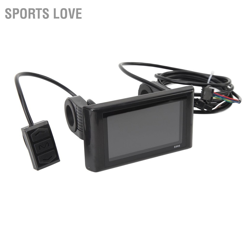 Sports Love S966 แผงจักรยาน 24-72V จักรยานน้ำหนักเบากันน้ำจอแสดงผล LCD ...