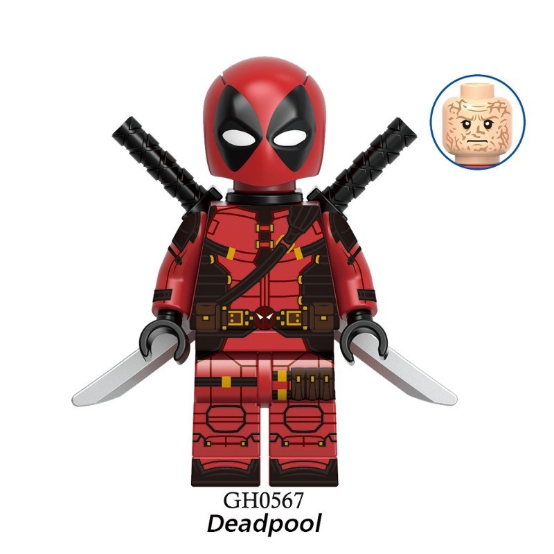 Zombie VenomPool Wolverine Patch Mascre Evil Deadpool คอลเลกชัน Super Hero ภาพยนตร์ Mini Action ...