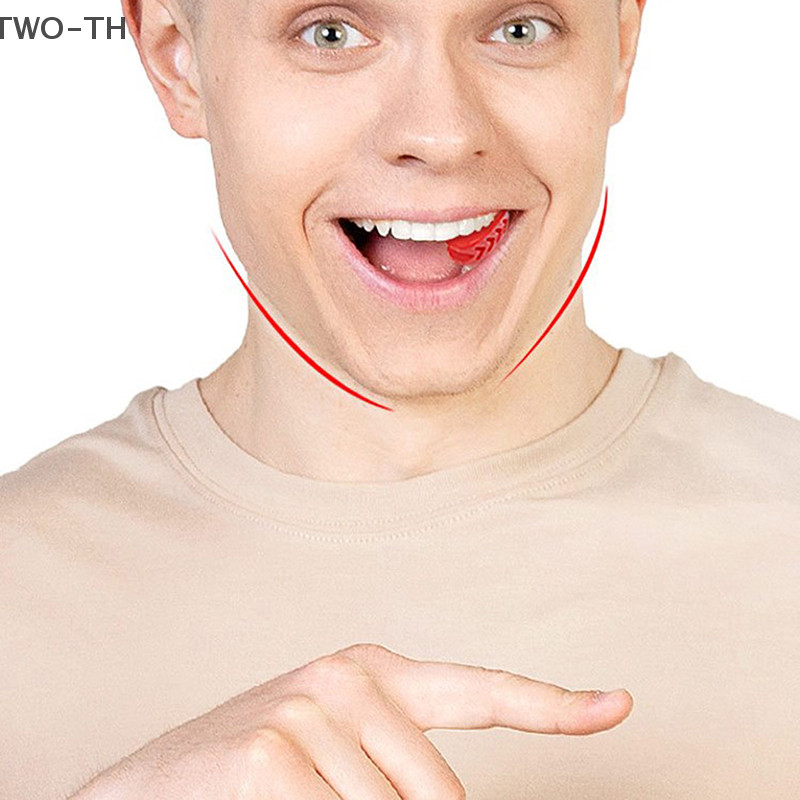 Two-th Facial Jaw Exerciser Gym Fitness Ball กล้ามเนื้อการฝึกอบรม ...