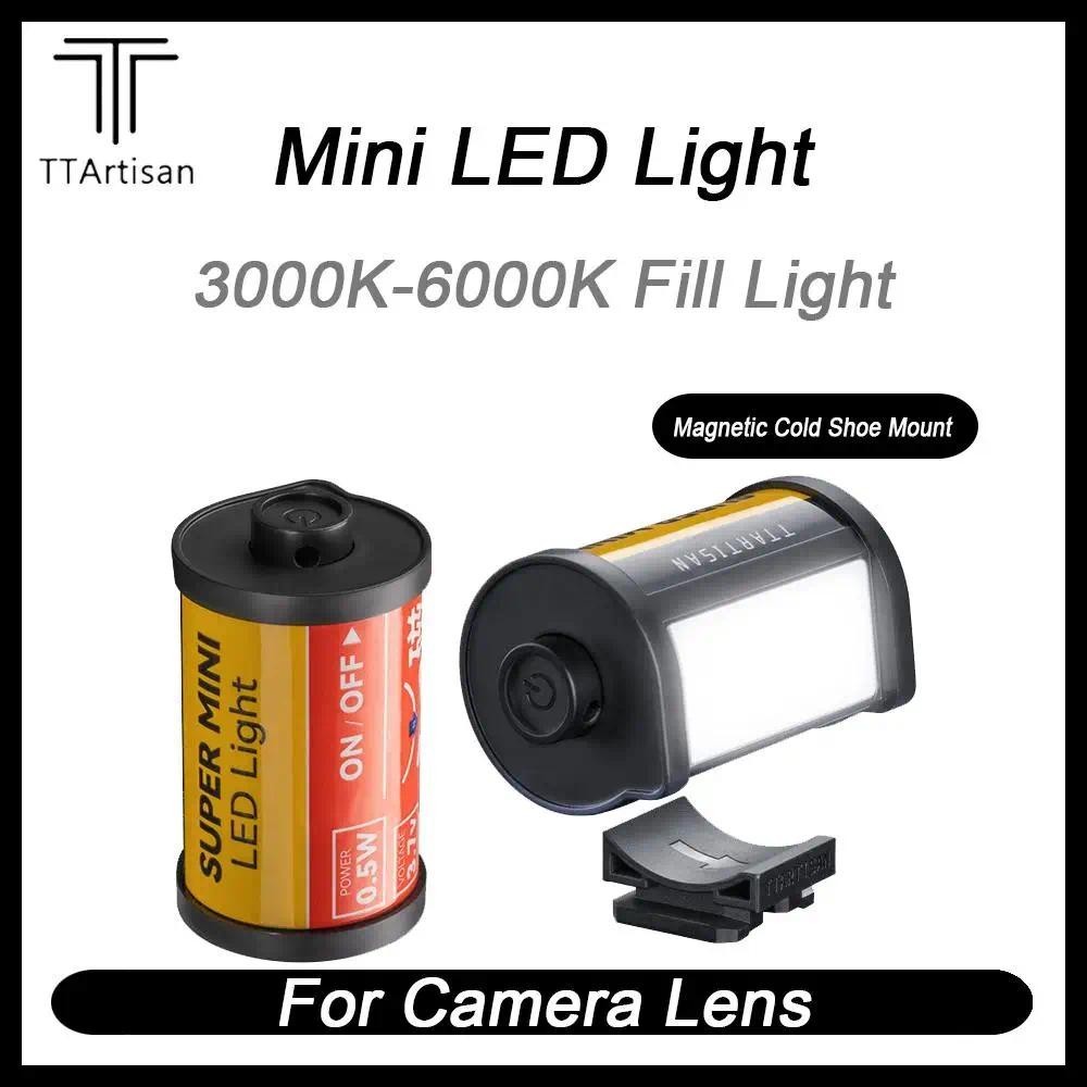 Ttartisan Mini Magnetic LED Light สําหรับเลนส์กล้องการถ่ายภาพ Vlog สต ...