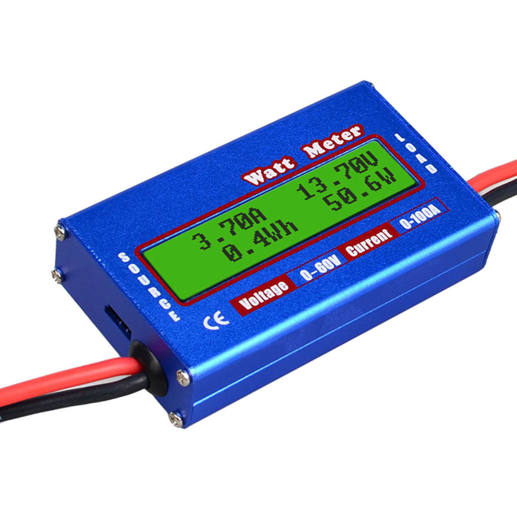 Rc Watt Meter 100A Power Analyzer Digital LCD Balance แบตเตอรี่เครื่อง ...