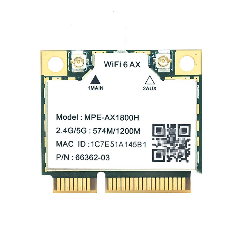 Jmt MPE-AX1800H WiFi6 ชิป MT7921 MINI PCI-E 2.4G/5G Dual Band โมดูล ...