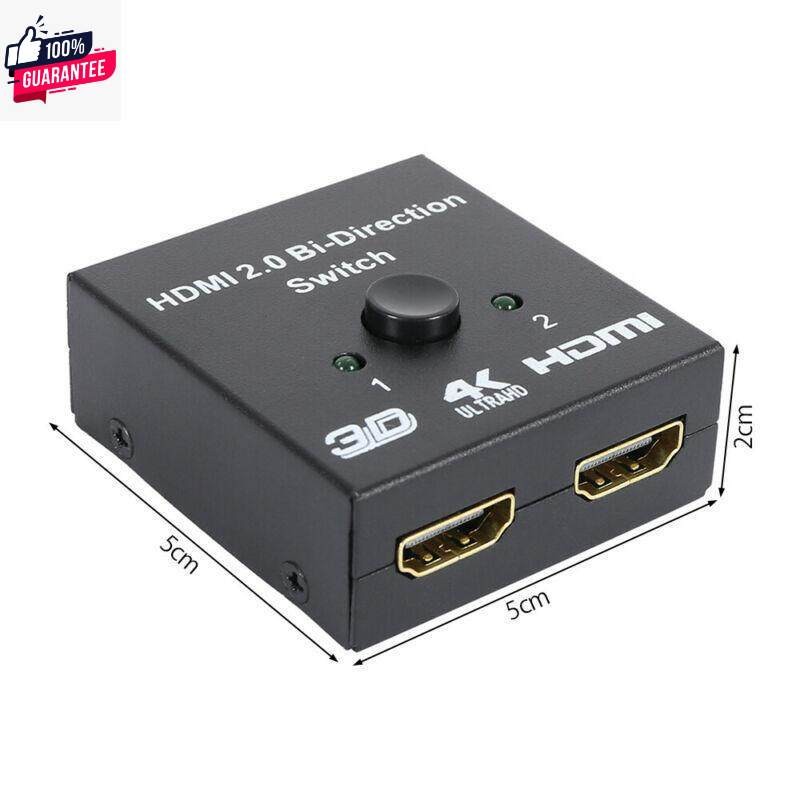 HDMI bi-Direction Smart Switcher 2 in 1 out HDMI Switch 4K Splitter 1 ...