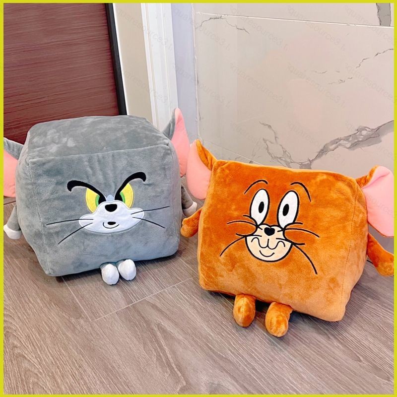 Sq3 Tom และ Jerry Plush ของเล่น Cube แมวและเมาส์ตุ๊กตาตุ๊กตาของขวัญเด็ก ...