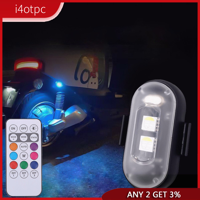 I4otpc 10 ชิ้นไร้สาย LED Strobe ไฟรีโมทคอนโทรล, 7 สีเปลี่ยน USB ชาร์จไฟเตือน LED, IP65 | Shopee ...