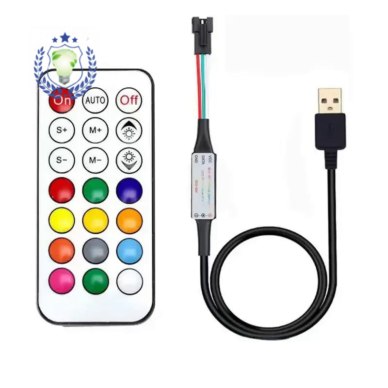 RGB Controller WS2811 SK6812 6803 6812 1903 LED RGB Strip dimmer USB 5V ...
