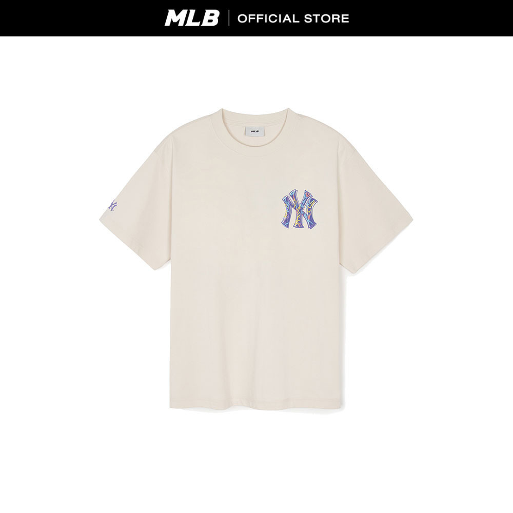 MLB เสื้อยืด ยูนิเซ็กส์ Basic Colorful Mega Logo รุ่น 3ATSB0644 50CRD ...