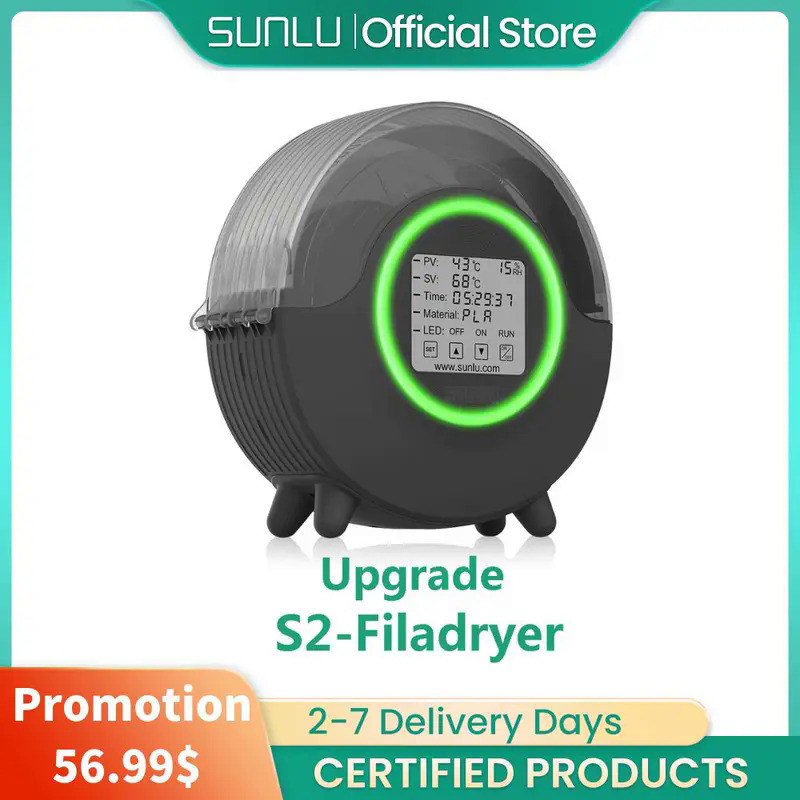 SUNLU 3D Filament Dryer S2 FilaDryer Dry Box S2 Drying Filaments ...