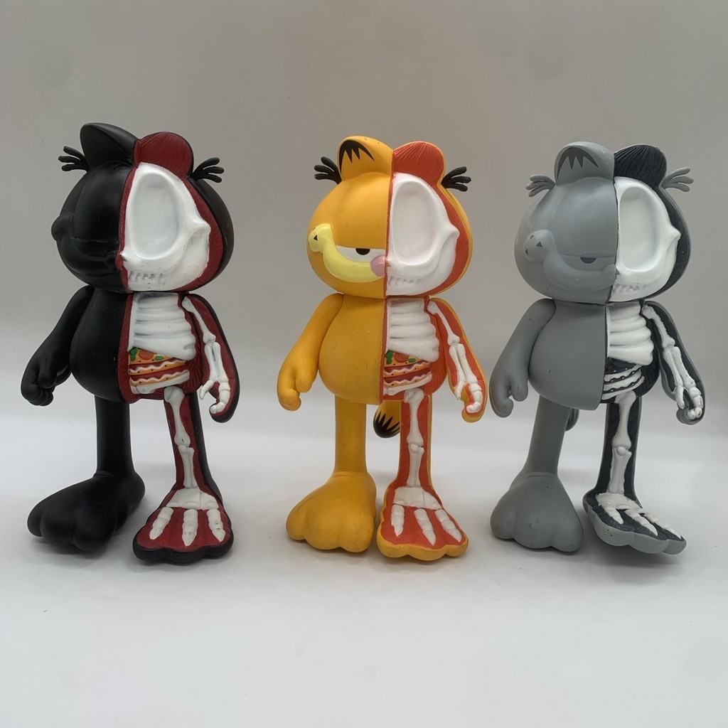 ของแท้จํานวนมาก Semi-Anatomy Limited Edition Garfield ตุ๊กตาอินเทรนด์ ...