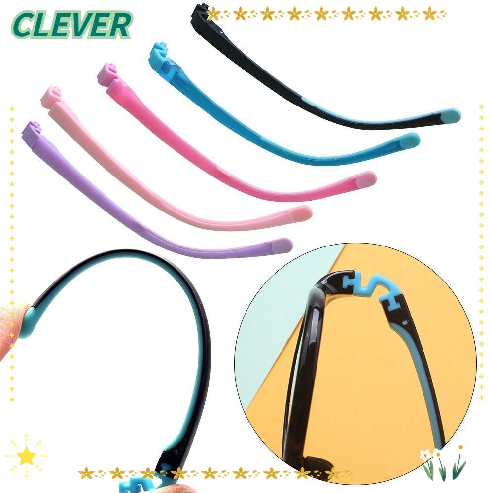 Clever Glasses Arm Snap-on อุปกรณ์แว่นตาซิลิโคนกันลื่น | Shopee Thailand