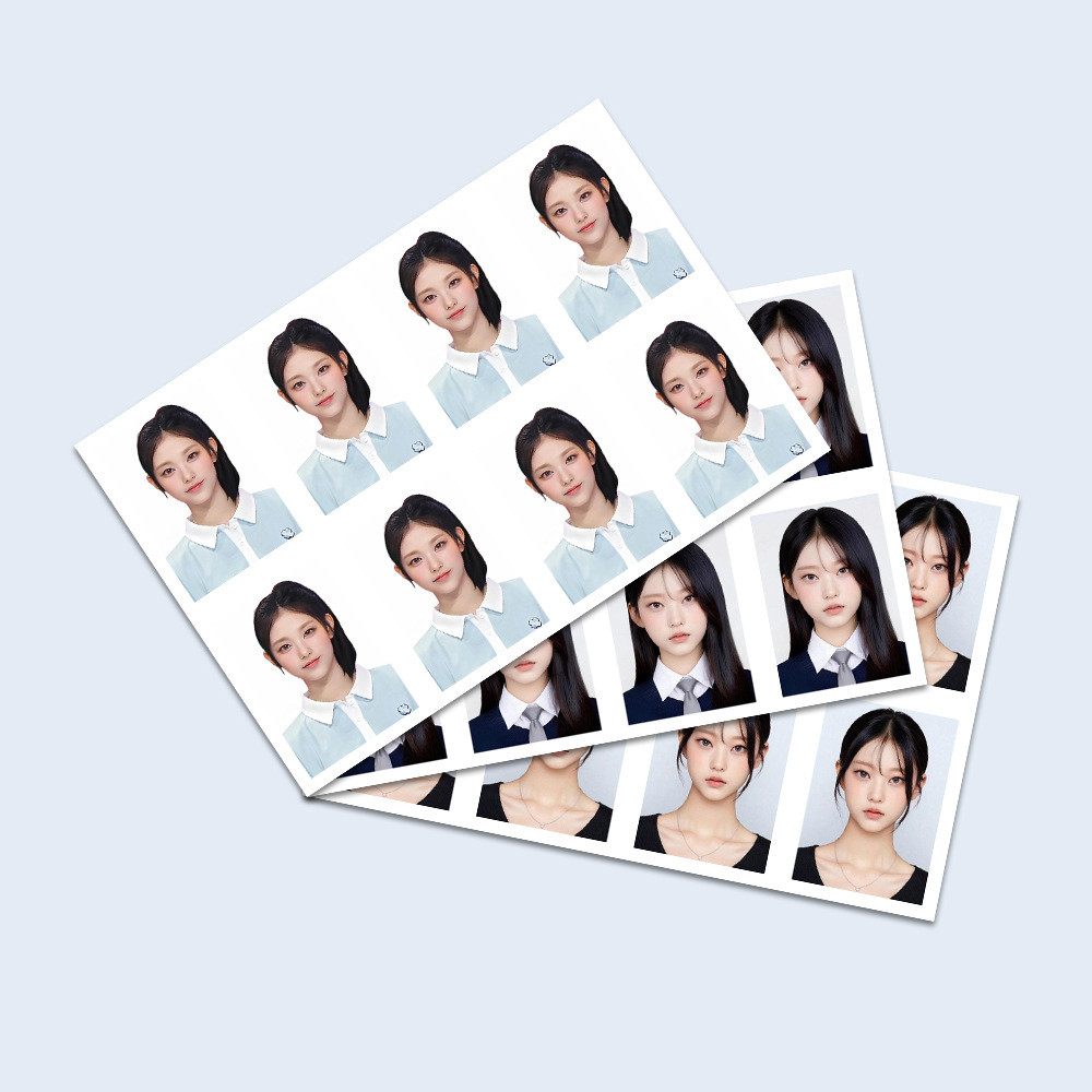 Kpop NJS Photo ID Photo หนึ่งนิ้ว Photo Passport Photo HAERIN DANIEL ...