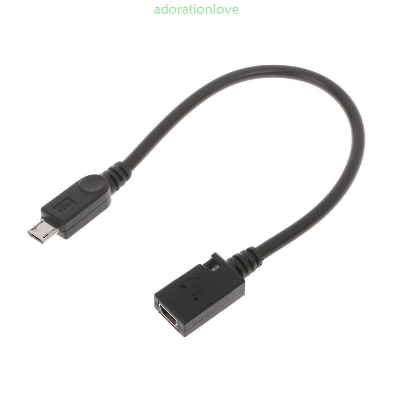 Ador Mini USB Female to Micro USB Cable Data Sync Charger Leads 22cm ...