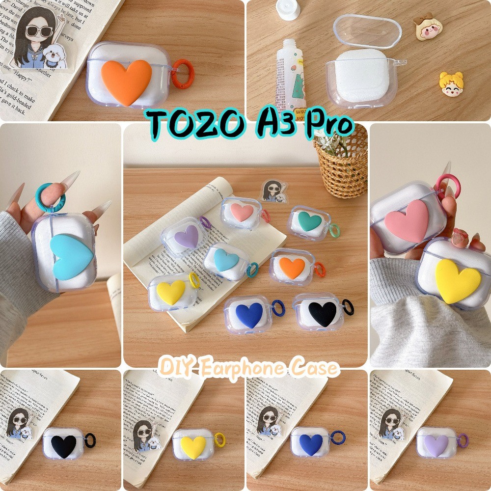 READY STOCK!นําไปใช้กับ TOZO A3 Pro เคส Case เคสหูฟัง DIY การ์ตูนชุด ...