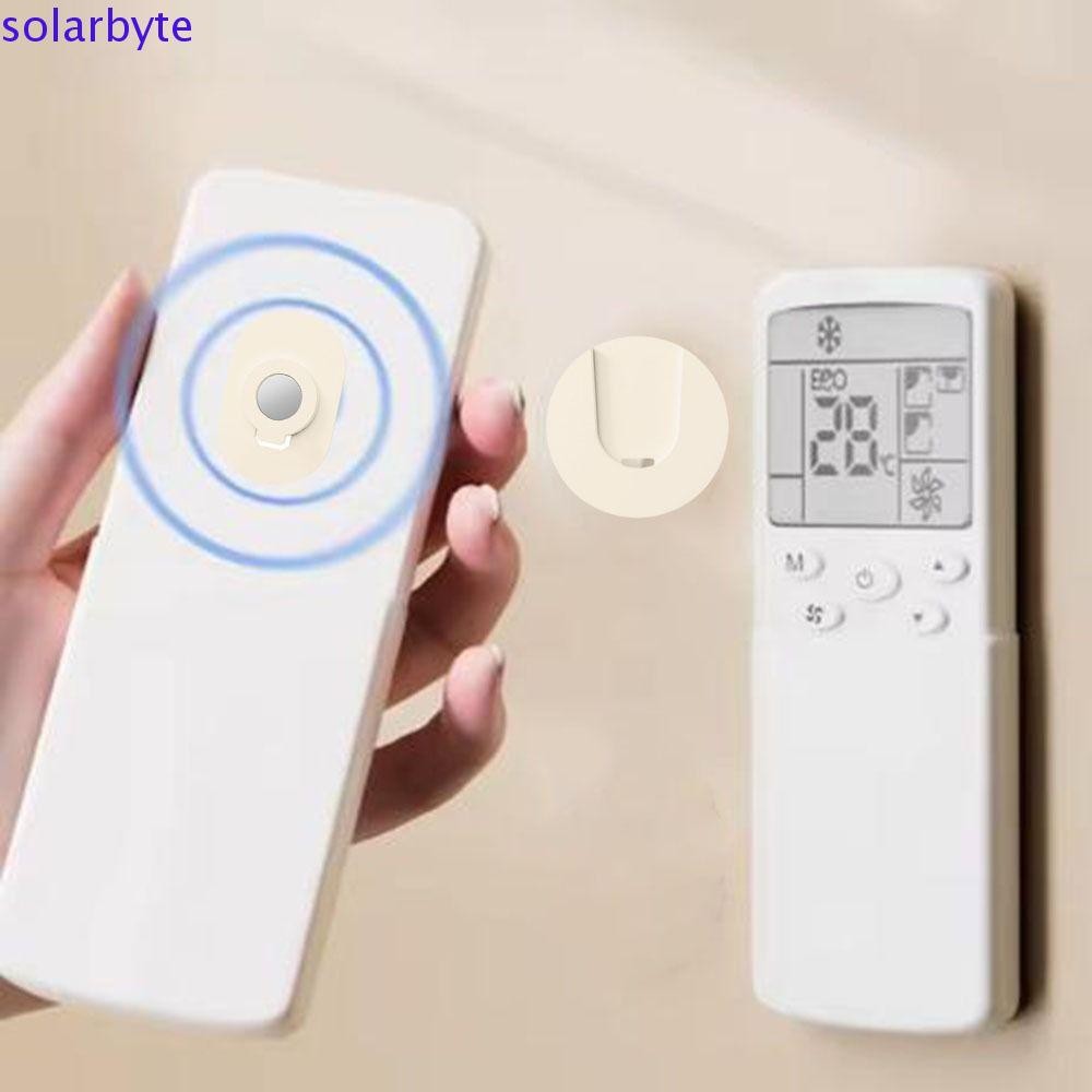 SOLARBYTE 5 ชุดรีโมทคอนโทรลสติกเกอร์แม่เหล็ก,พลาสติก Punch ฟรีซ็อกเก็ต Fixer Plug Hook, ปฏิบัติ ...