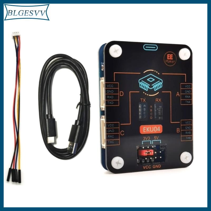 Blg 6Mbps Fast speed Serial Converter 4 พอร์ต TTL โมดูลขยาย 3 3V 5V ...