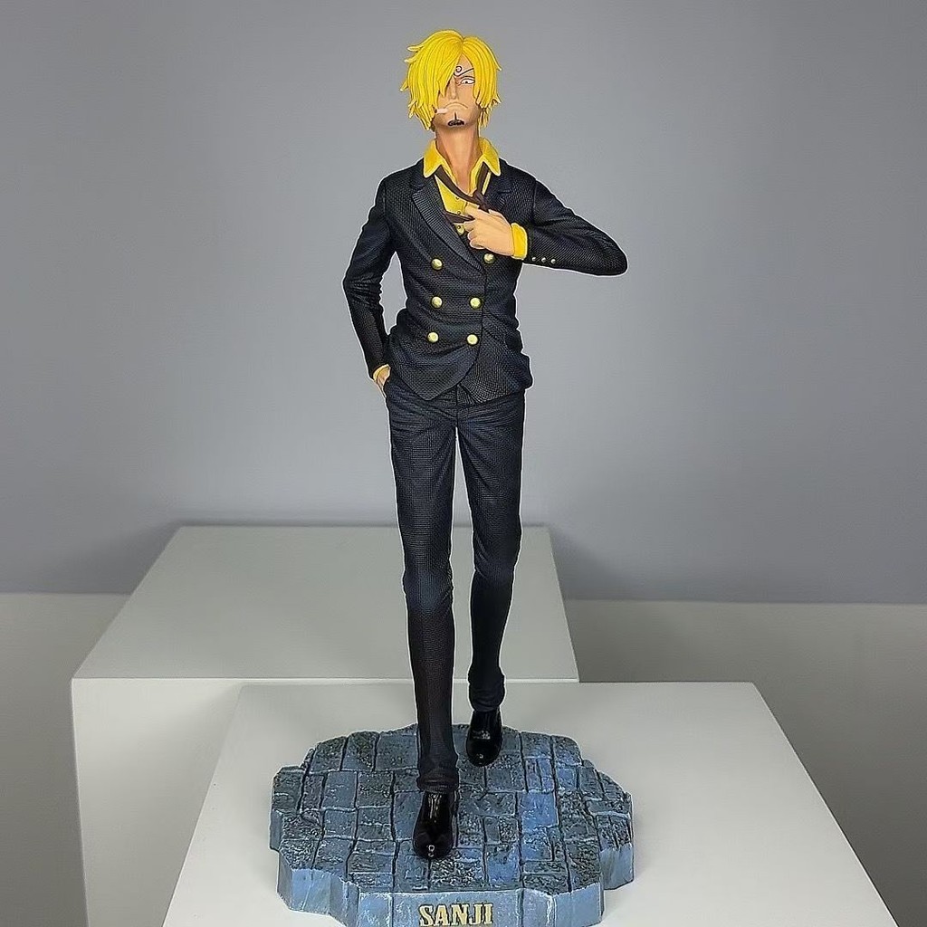 รูปปั้นโมเดลวันพีซ Brother JT Factory Suit Yamaji Black Foot Sanji ยืน ...