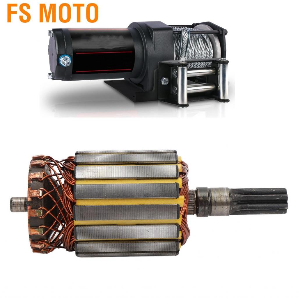 FS MOTO FS Moto-th DC12V Winch Motor Rotor Metal Easy Engine Easy ...