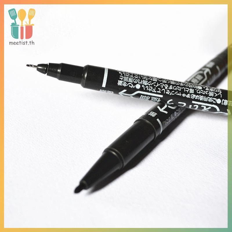 MEET Aowa Waterborne Small Double-head Marker ck เด็กนักเรียนวาดปากกา ...