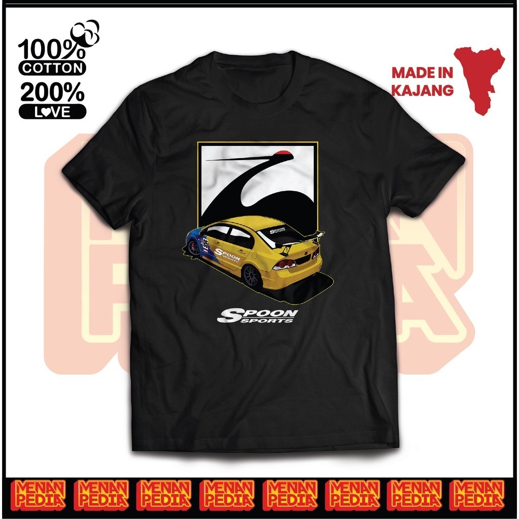 เสื้อยืดกีฬา Honda Civic Fd Spoon ( แขนสั้น ) | Shopee Thailand