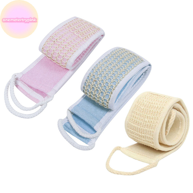 Onepink Exfoliag Loofah Back Strap Bath Shower Body Sponge แปรงขัดตัว ...
