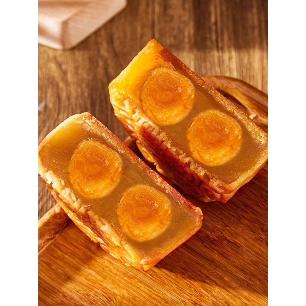 Zejun Aohuang-Double Yellow Salted Egg, Lotus Pasta, สไตล์กวางตุ้ง, ขนม ...