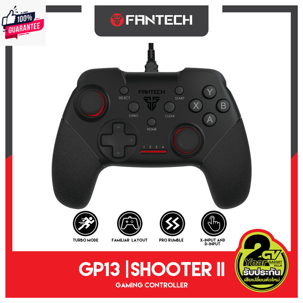 FANTECH GP13 SHOOTER II Gaming Controller น้ำหนักเา ระ X-input มาพร้อมก ...