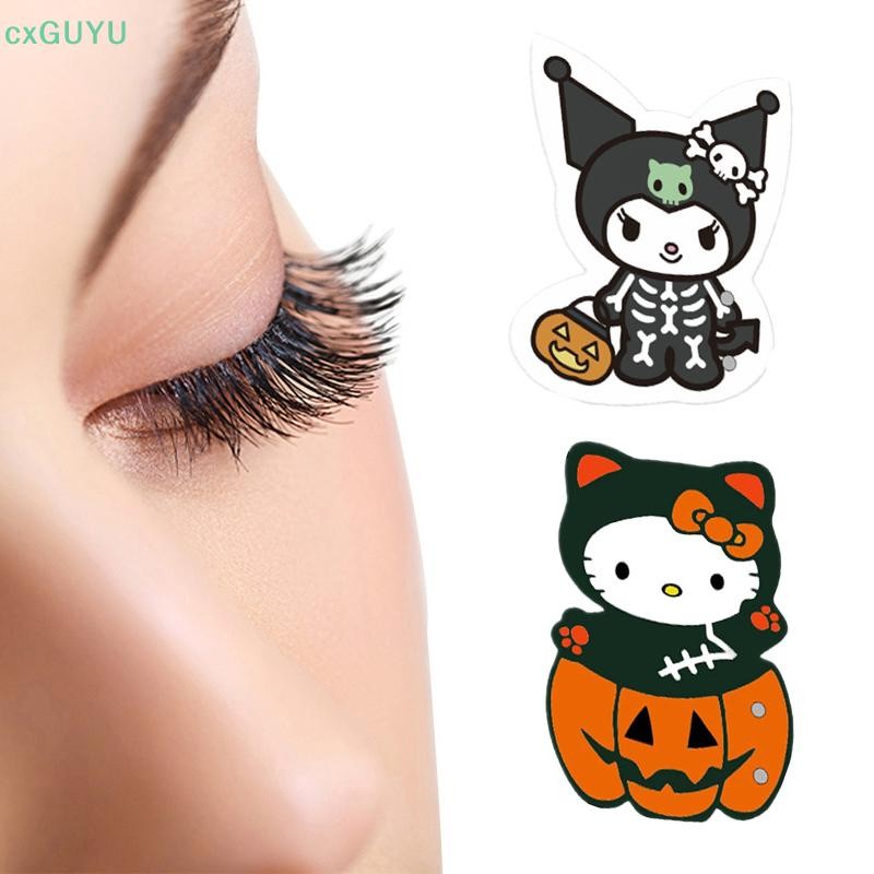 [cxGUYU] ฮาโลวีน Sanrio Hello Kitty Kuromi แม่เหล็กดูดอะคริลิค Eyelash ...