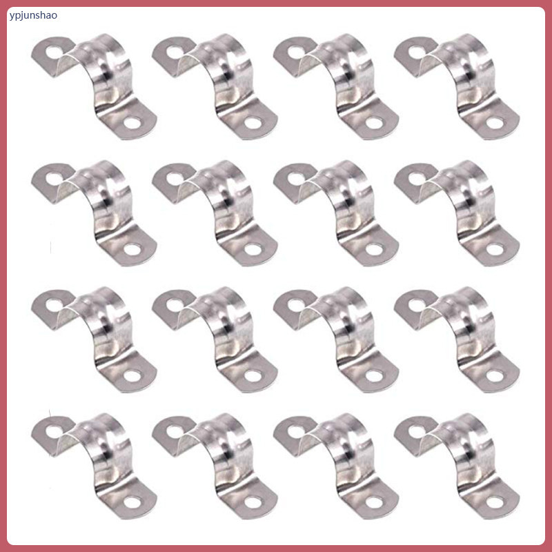 30 ชิ้น U Clamps สําหรับท่อ Double Hole สแตนเลส Fix Clasp Shape รองรับ ...