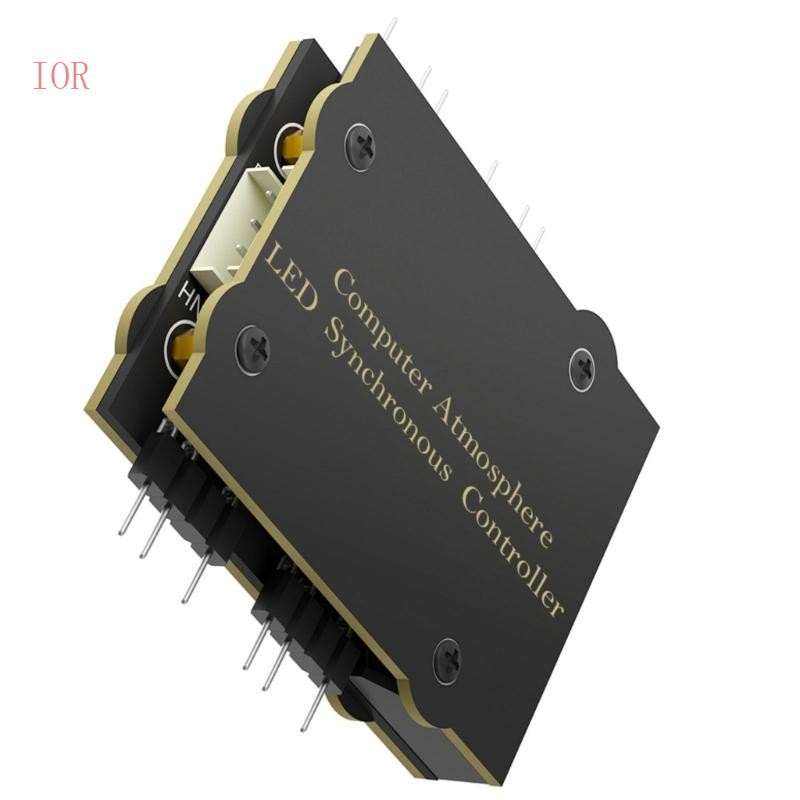 Ior 4 พอร์ต 5V 3PIN ARGB พัดลม LED Controller คอมพิวเตอร์ ARGB พัดลม ...