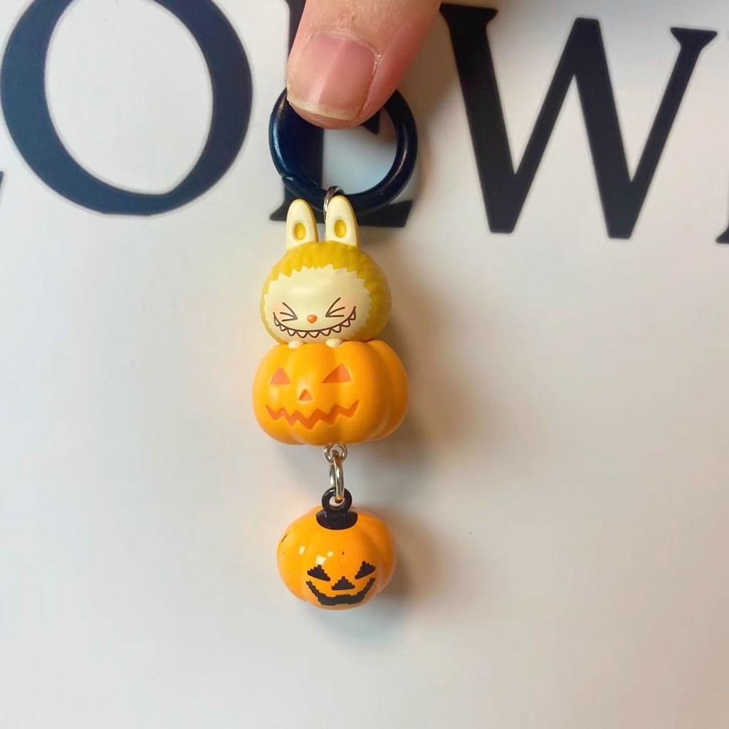 Popmart POPMART Pumpkin Cute Granules จี้รถฮาโลวีน กระเป๋าพวงกุญแจ ...