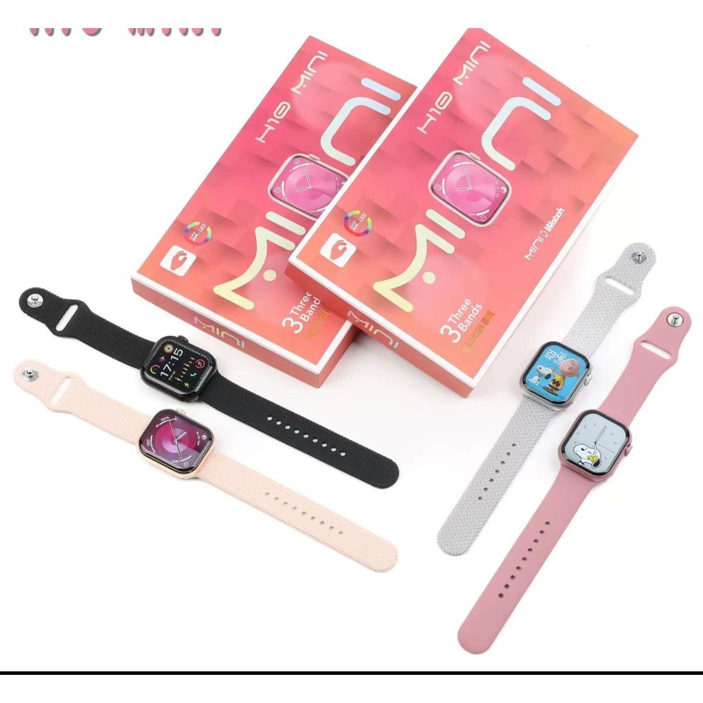 Smartwatch H10 MINI ประกัน 3เดือน นาฬิกา สมาร์ทวอช วัดอัตราการเต้นหัวใจ ...