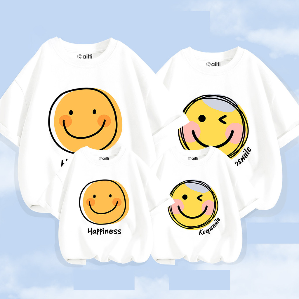 🔥พร้อมส่ง&COD🔥RINA STUDIO สไตล์ใหม่แขนสั้นแฟชั่นสตรีทสวมคู่พิมพ์หลวมเสื้อยืดผ้าฝ้ายแท้เรียบง่าย ...