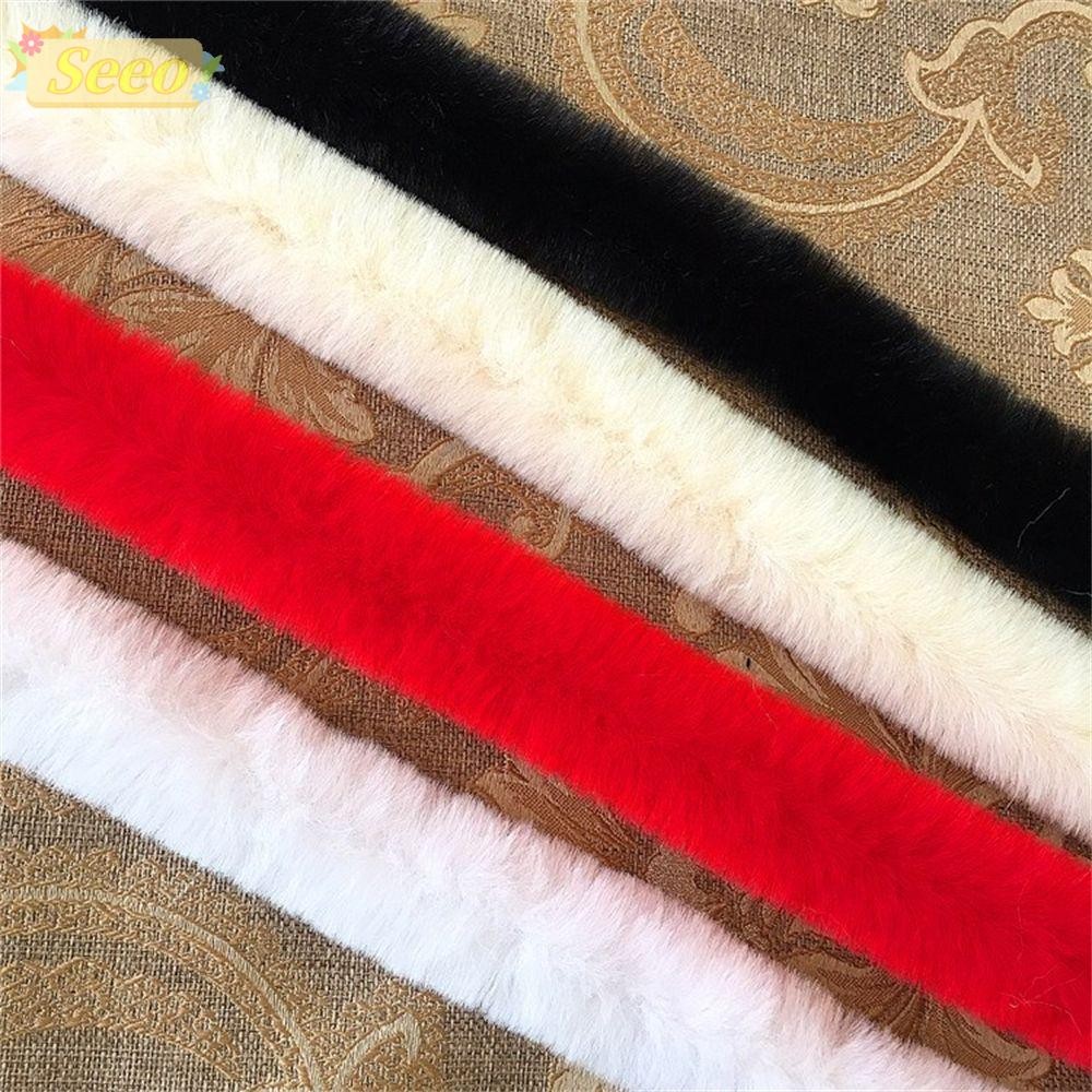 Seeo Furry Ribbon Collar Trimming Ribbon Furry Fluffy 100cm | Shopee ...