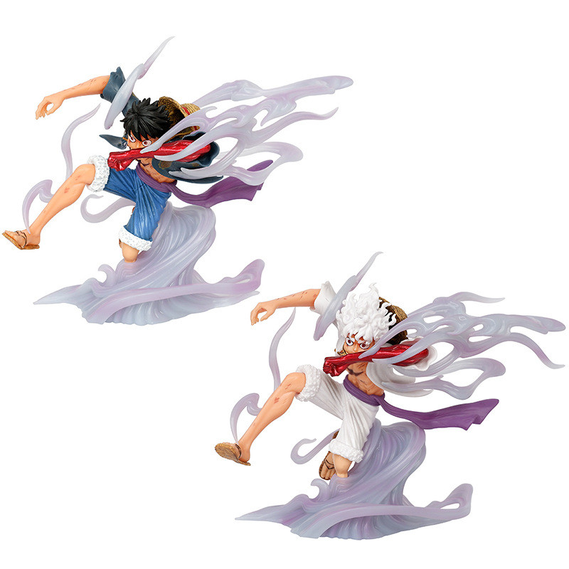 อะนิเมะ One Piece Onishima Fifth Gear Nika Luffy Blowing Luffy 2-Block ...