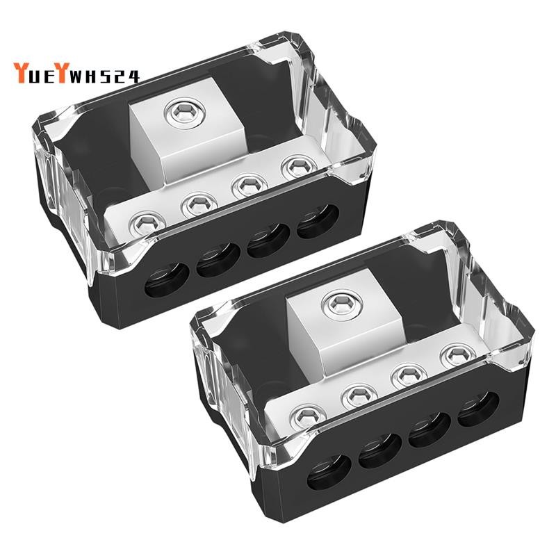 Amp Ground Power Distribution Block เครื่องเสียงรถยนต์ 4 Way 0/2/4 ...