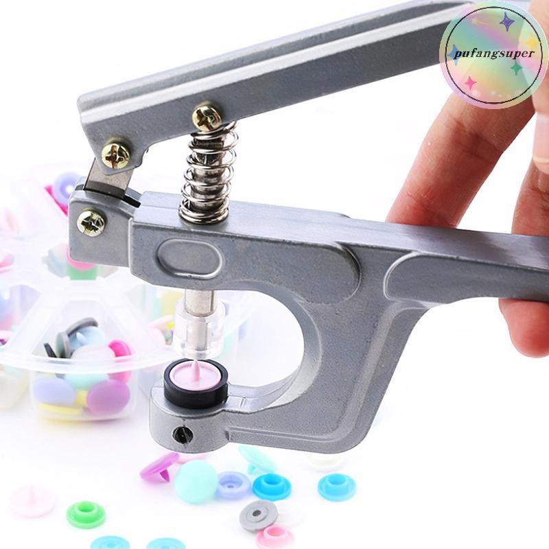 Pufangsuper T3/T5/T8 ปุ่มสแน็ปพลาสติกชุดเครื่องมือติดตั้งปุ่มสแน็ปเรซินมือกดปุ่มเครื่องปุ่ม ...