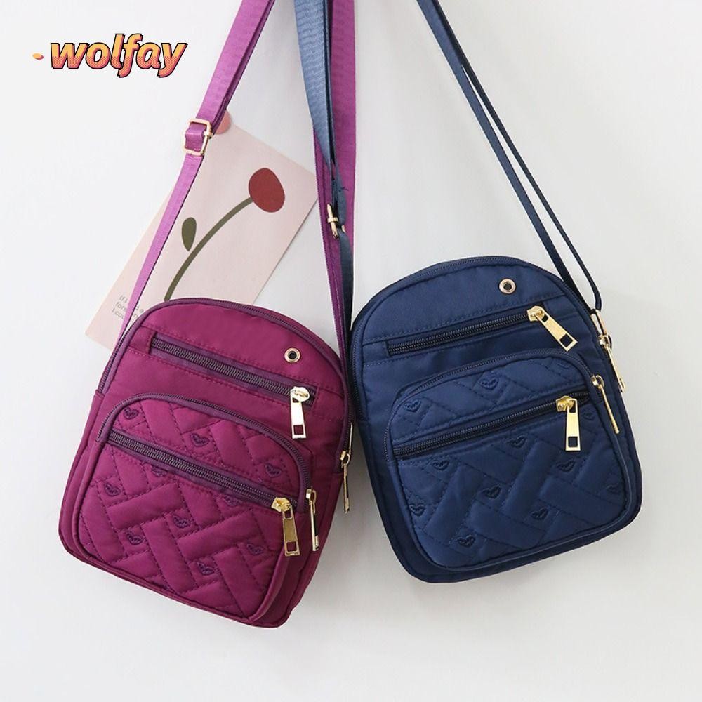 YOLANDA Messengers Bag, กระเป๋าสี่เหลี่ยมเล็กมัลติฟังก์ชั่นหลายช่อง ...