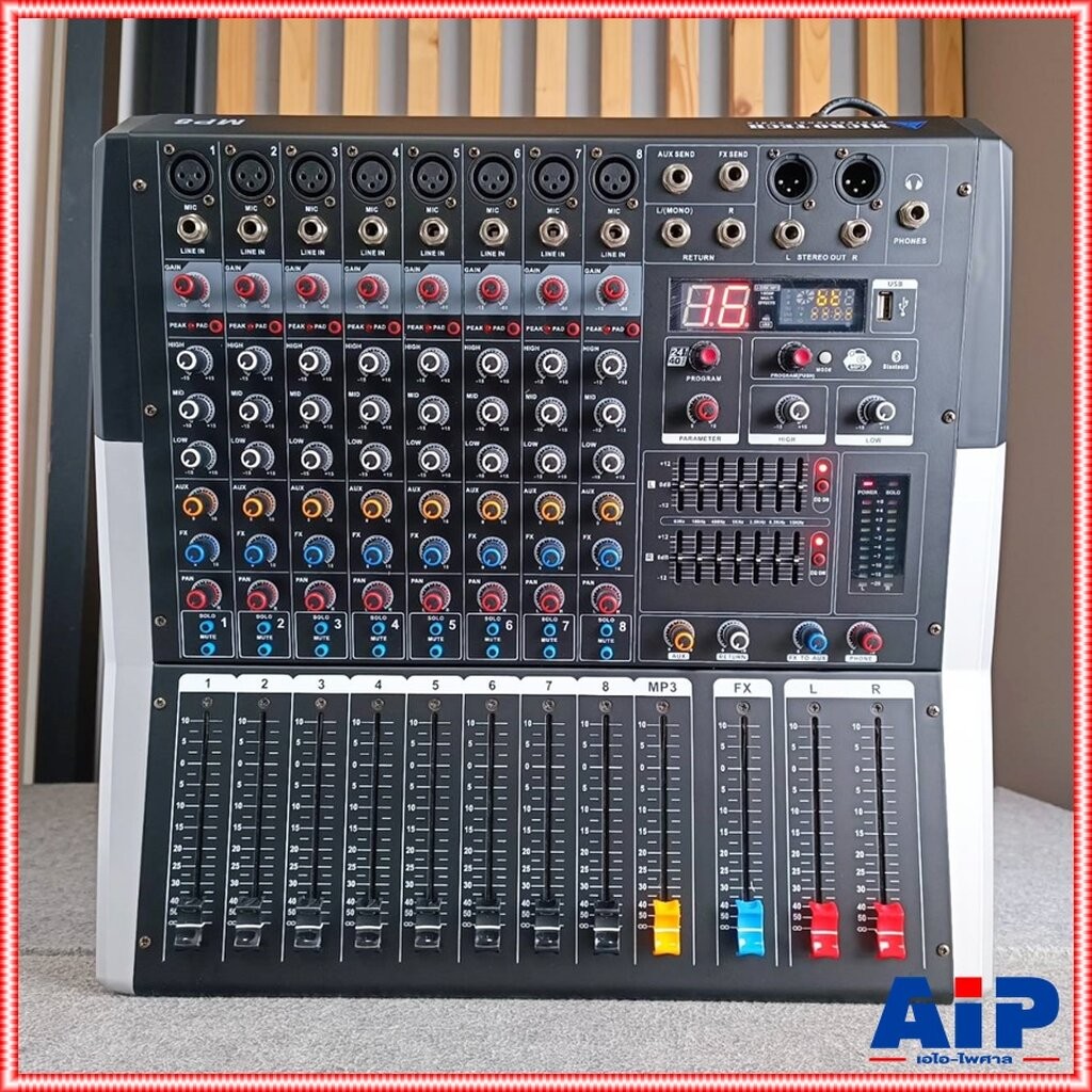 MICROTECH MP-8 powermixer เพาเวอร์มิกเซอร์ 8 ช่อง เอฟเฟคแท้ ไมโครเทค MICROTECH MICRO TECH MP 8 ...