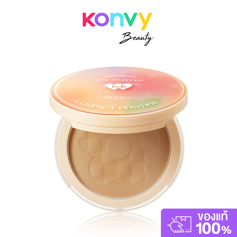 barenbliss Bloomatte Fine to Refine Compact Powder 6g แบร์แอนด์บลิซ ...